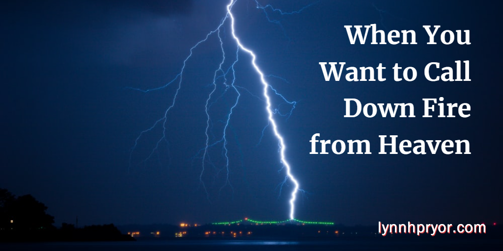 When You Want to Call Down Fire from Heaven – Lynn Pryor
